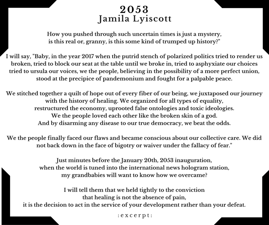2053: A Poem For Inauguration Day 2017 | The Other Courtney